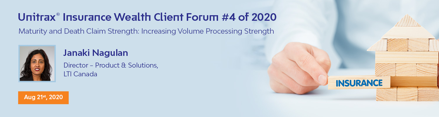 LTIMindtree Canada hosts the Unitrax® Insurance Wealth Client Forum #4 ...