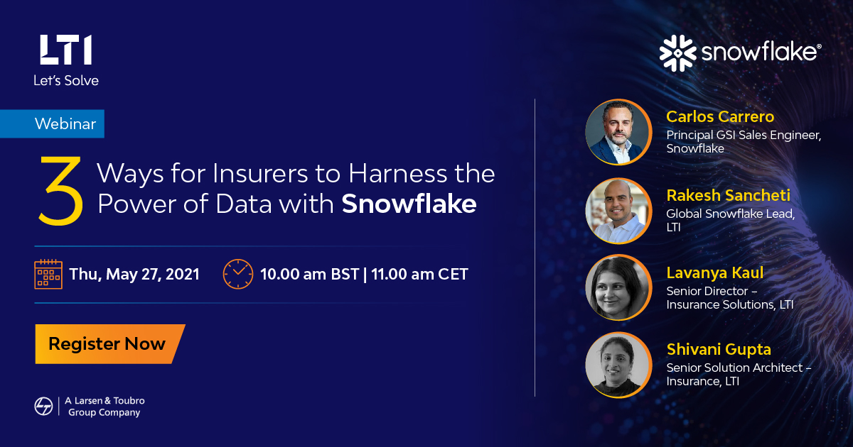 3 Ways for Insurers to Harness the Power of Data with Snowflake