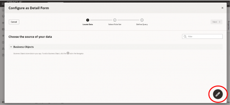 Dynamic Form Implementation in Visual Builder Application